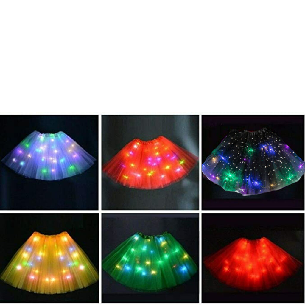 Adult Light Up 3-Layer Tutu Skirt - Bargain Online Ltd